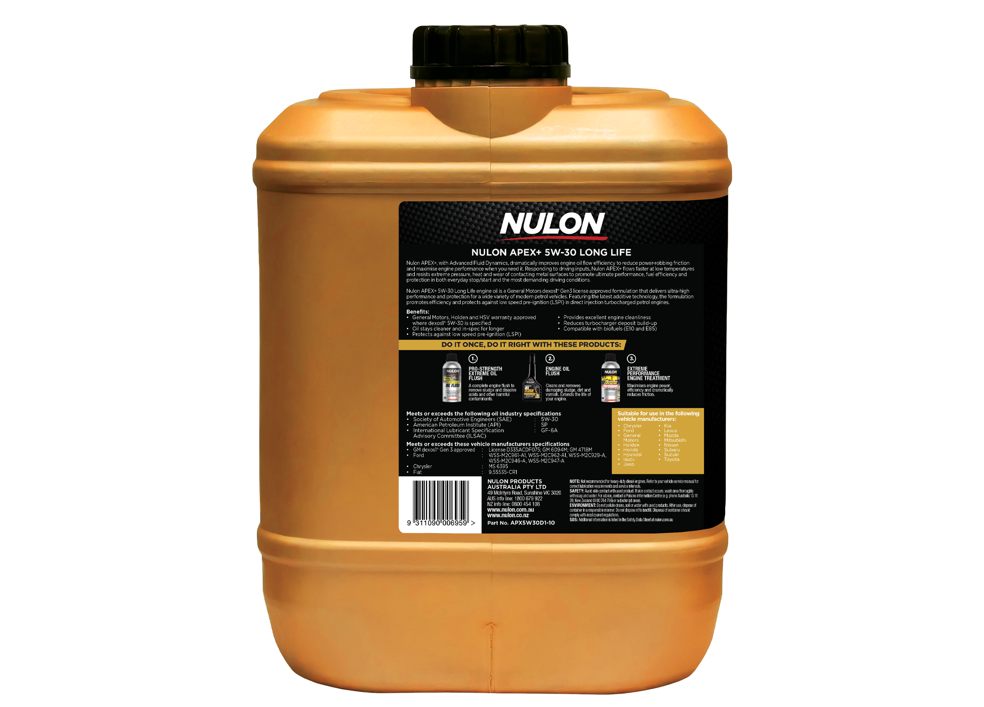 APEX+ 5W-30 LONG LIFE (APX5W30D1)
