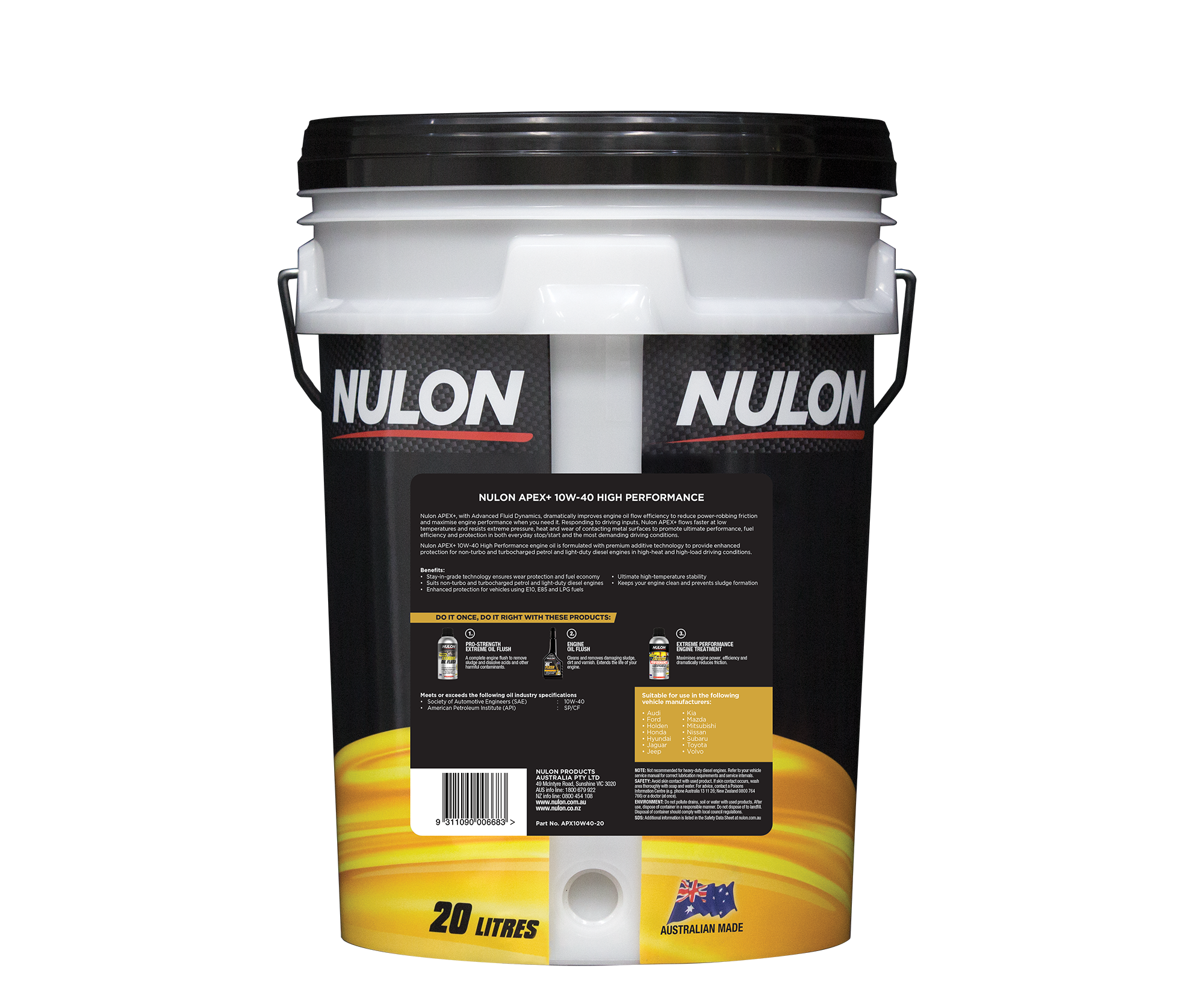 APEX+ 10W-40 HIGH PERFORMANCE (APX10W40)