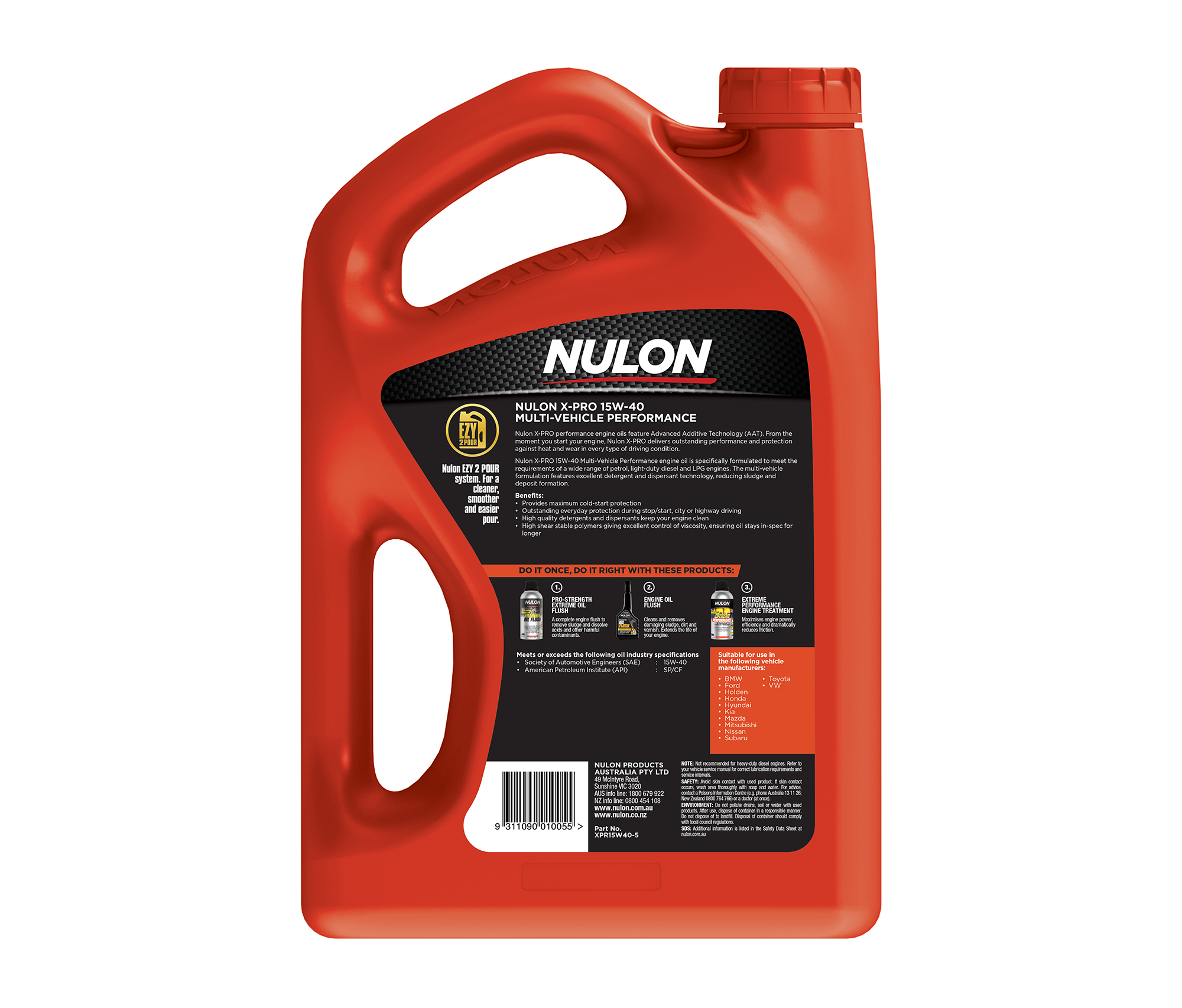 X-PRO 15W-40 MULTI-VEHICLE PERFORMANCE (XPR15W40)