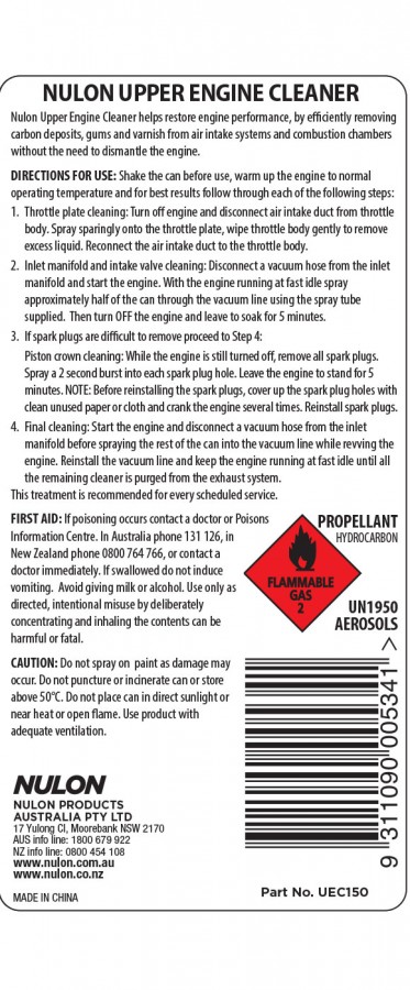 Pro-Strength Upper Engine Cleaner (UEC150)